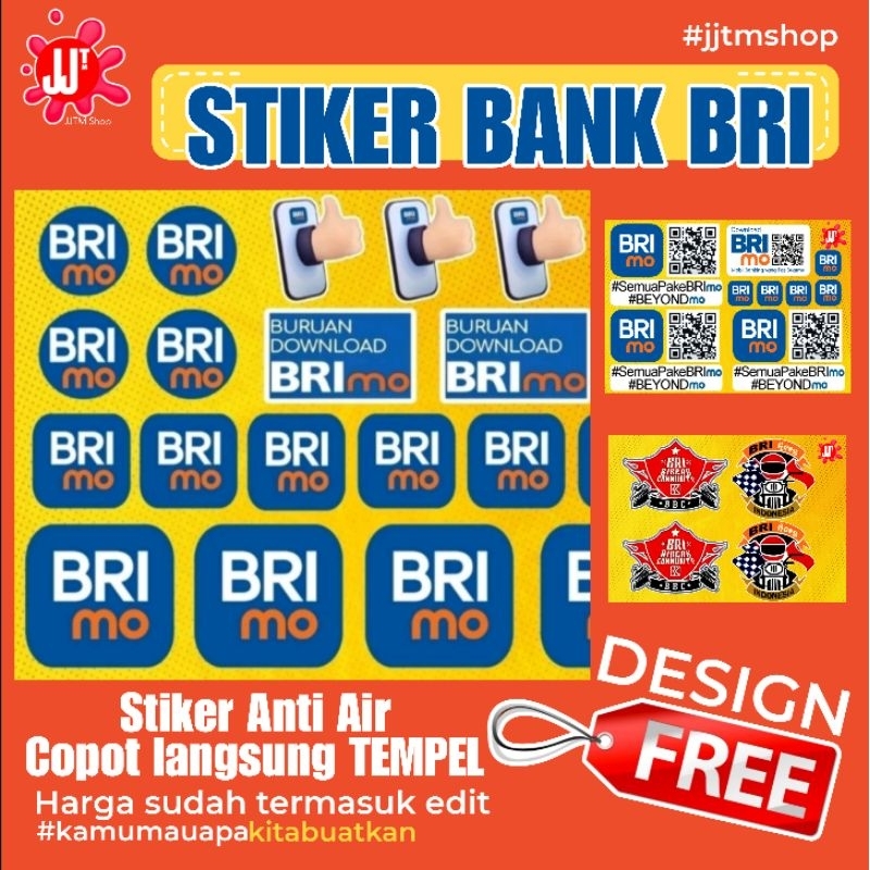Jual Stiker Brimo | Sticker Custom | Shopee Indonesia