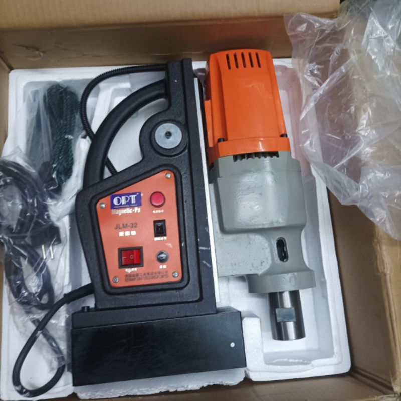 Jual mesin bor magnet 32 Mm OPT magnetic drill 32mm | Shopee Indonesia