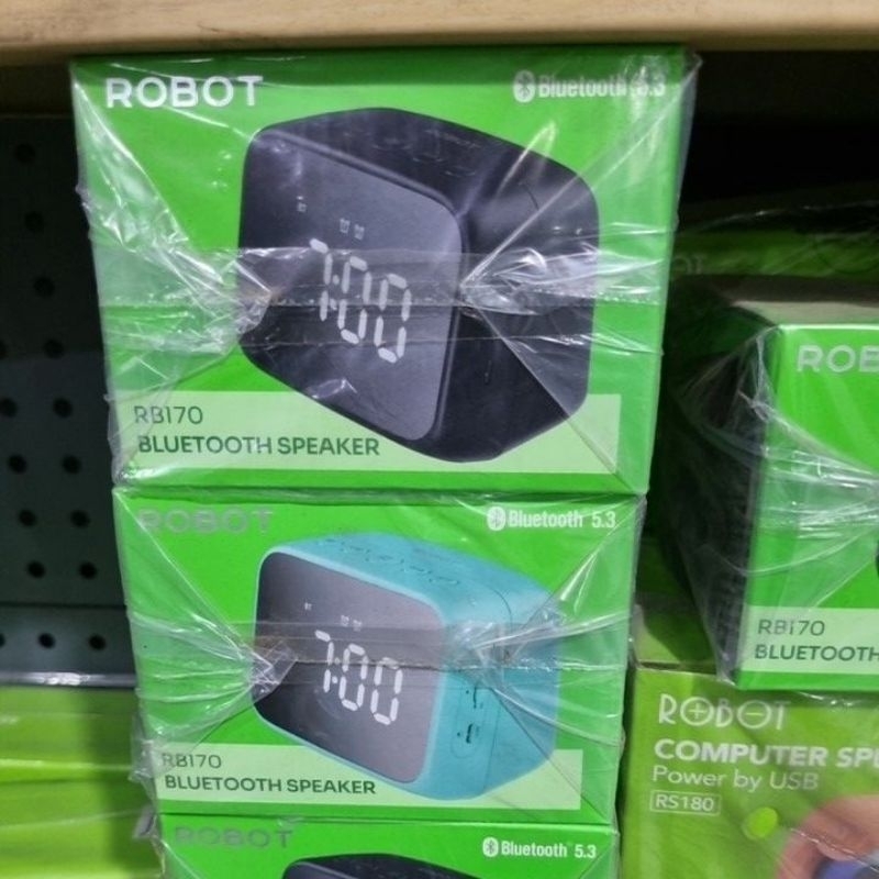 Jual SPEAKER ROBOT RB170 Alarm Clock With Display Bluetooth 5.3 ...