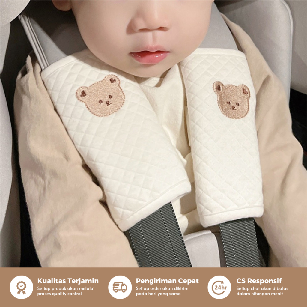 Jual Little Momos Cover Seat Belt Mobil Sarung Sabuk Pengaman | Shopee ...