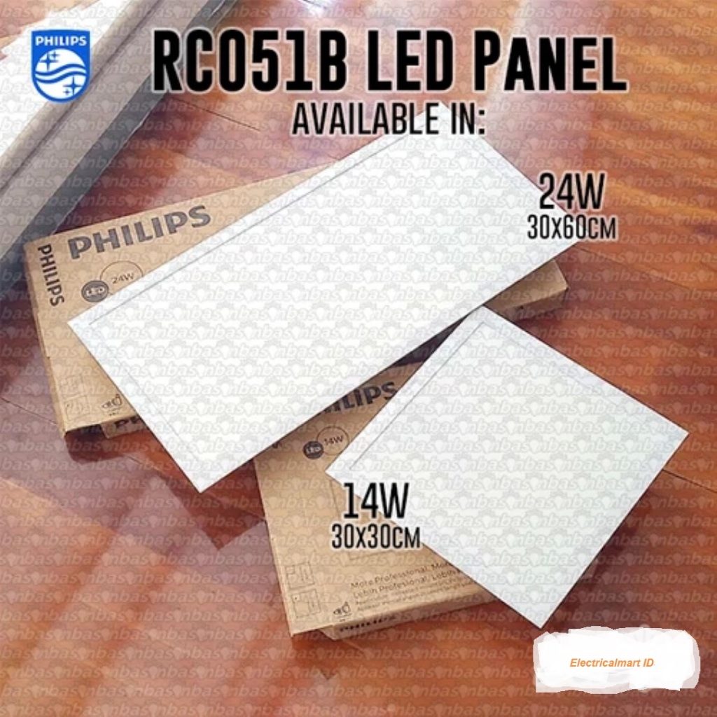 Jual Lampu LED Panel Philips 24w RC051B 60x30cm W30L60 PVC | Shopee ...