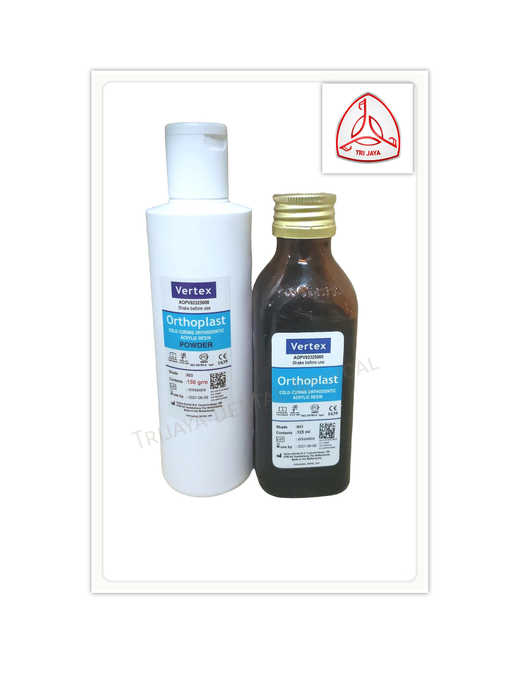 Jual Trijaya Dental Medical Orthoplast Acrylic Vertex Self Cure ...