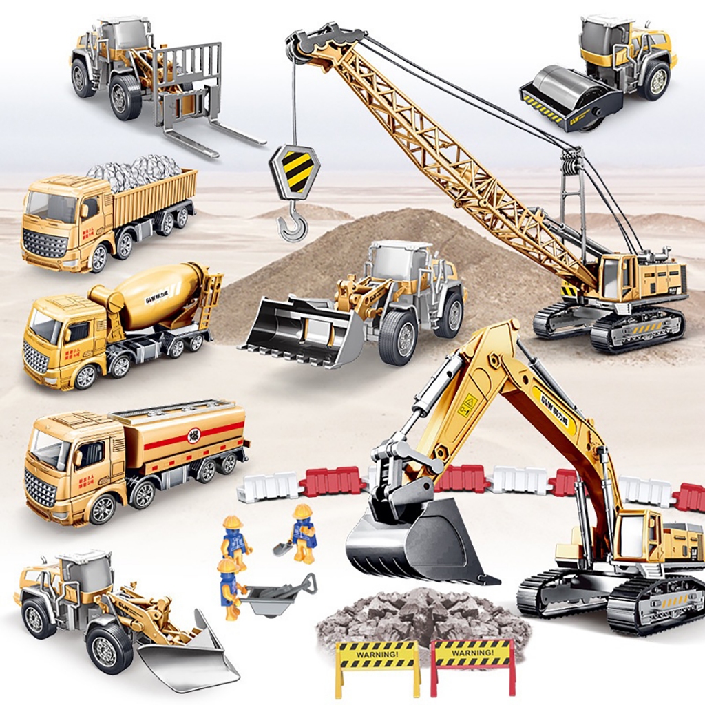 Jual Mainan Excavator Bulldozer Crane Mainan Excavator Derek Buldoser ...