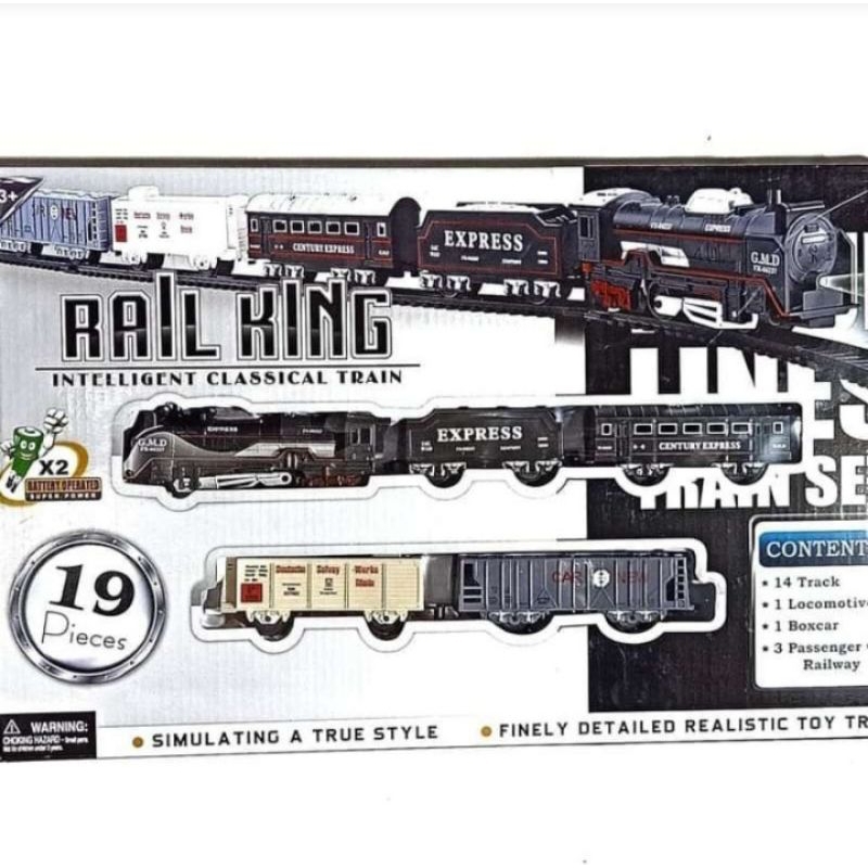 Jual Mainan Kereta Api Railking Kereta Api Batrei Lampu Kereta Api