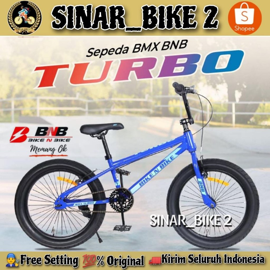 Jual Sepeda BNB BMX TURBO Ukuran 20 inch Ban Jumbo 3.0 Untuk Anak ...