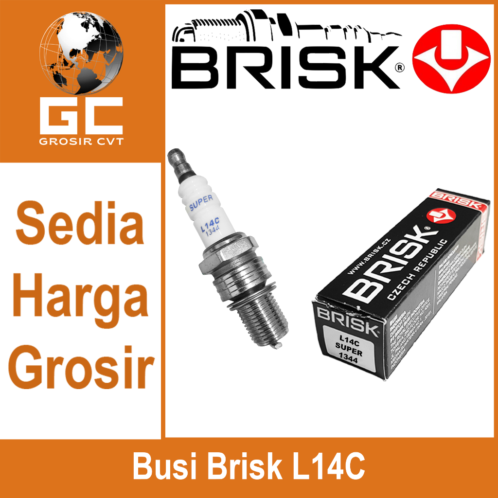 Jual Brisk Busi Motor Racing Kawasaki Ninja R RR KR 150 L14C Copper ...