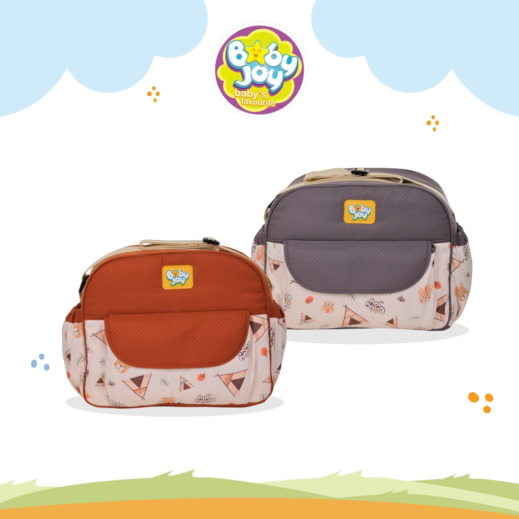 Jual Baby Joy Tas Bayi Medium Mocha Bear Series / Tas perlengkapan bayi ...