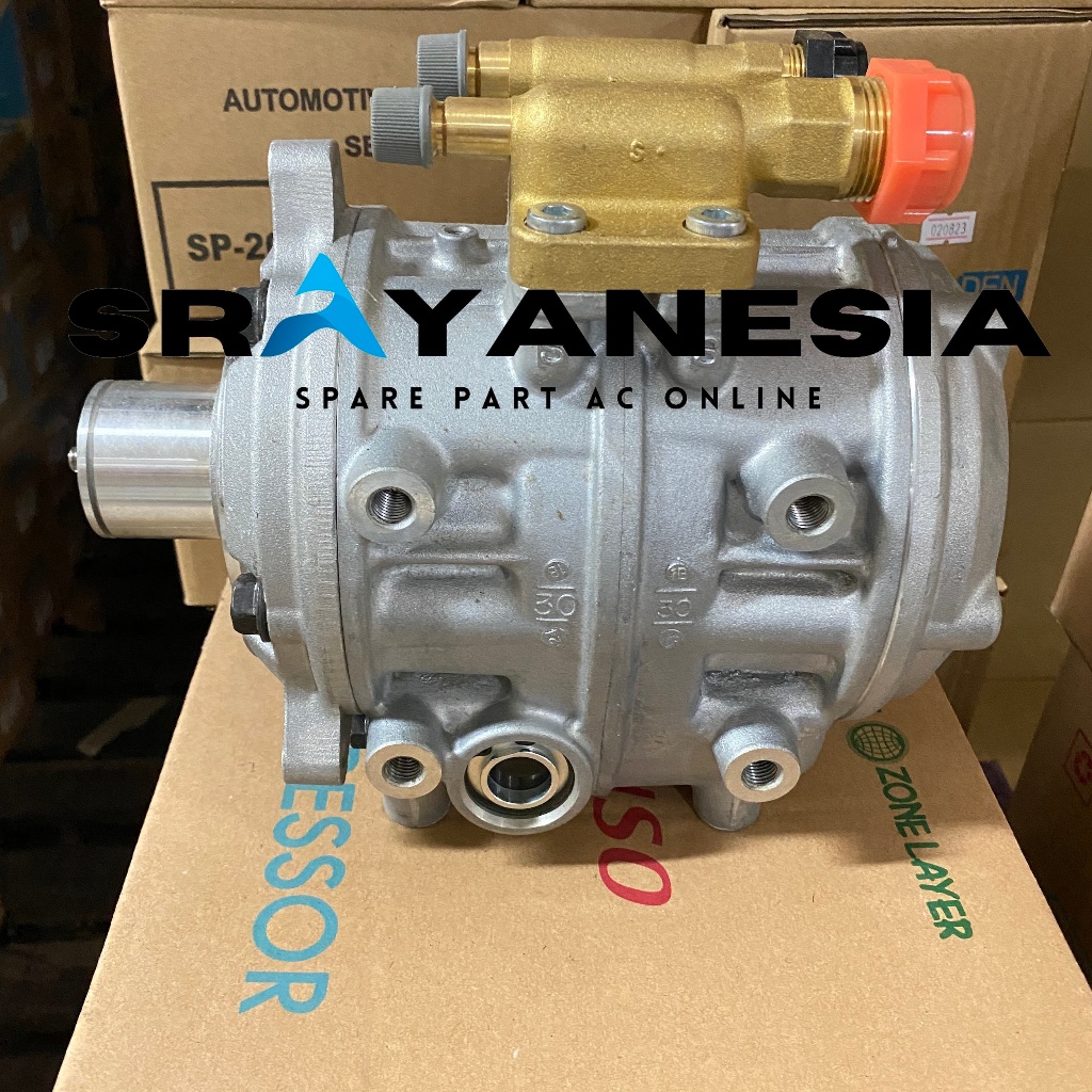 Jual Kompresor Compressor AC Bus 10P30B Original Denso Body Only, Tanpa ...