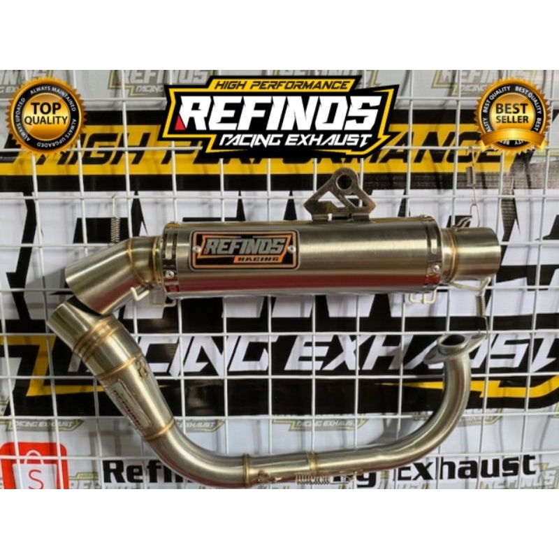 Jual Knalpot Samlong Refinos Fullsistem Motor Beat Vario Mio Scoopy ...