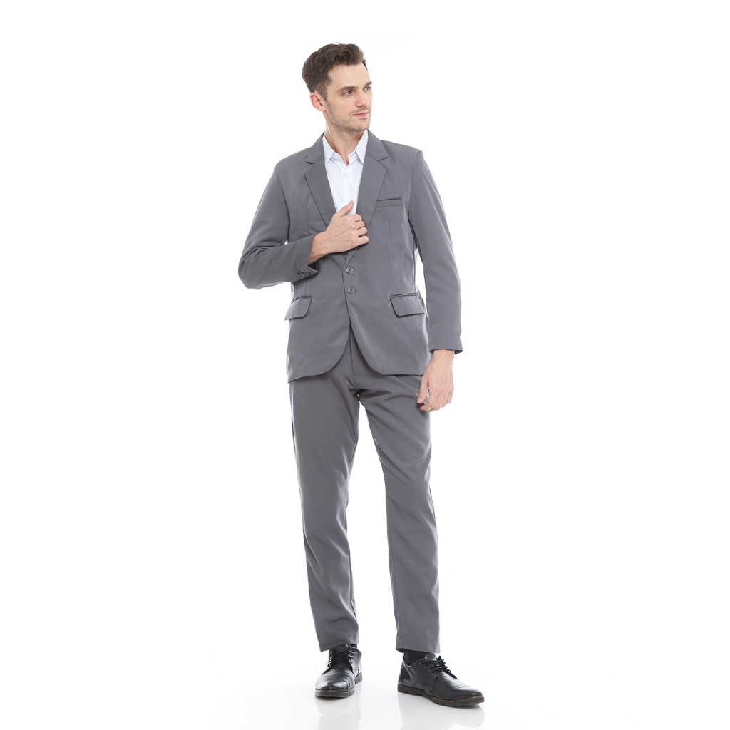 Jual Just Black - Setelan Jas Blazer Vali Jas Pria Formal Kancing Dua ...