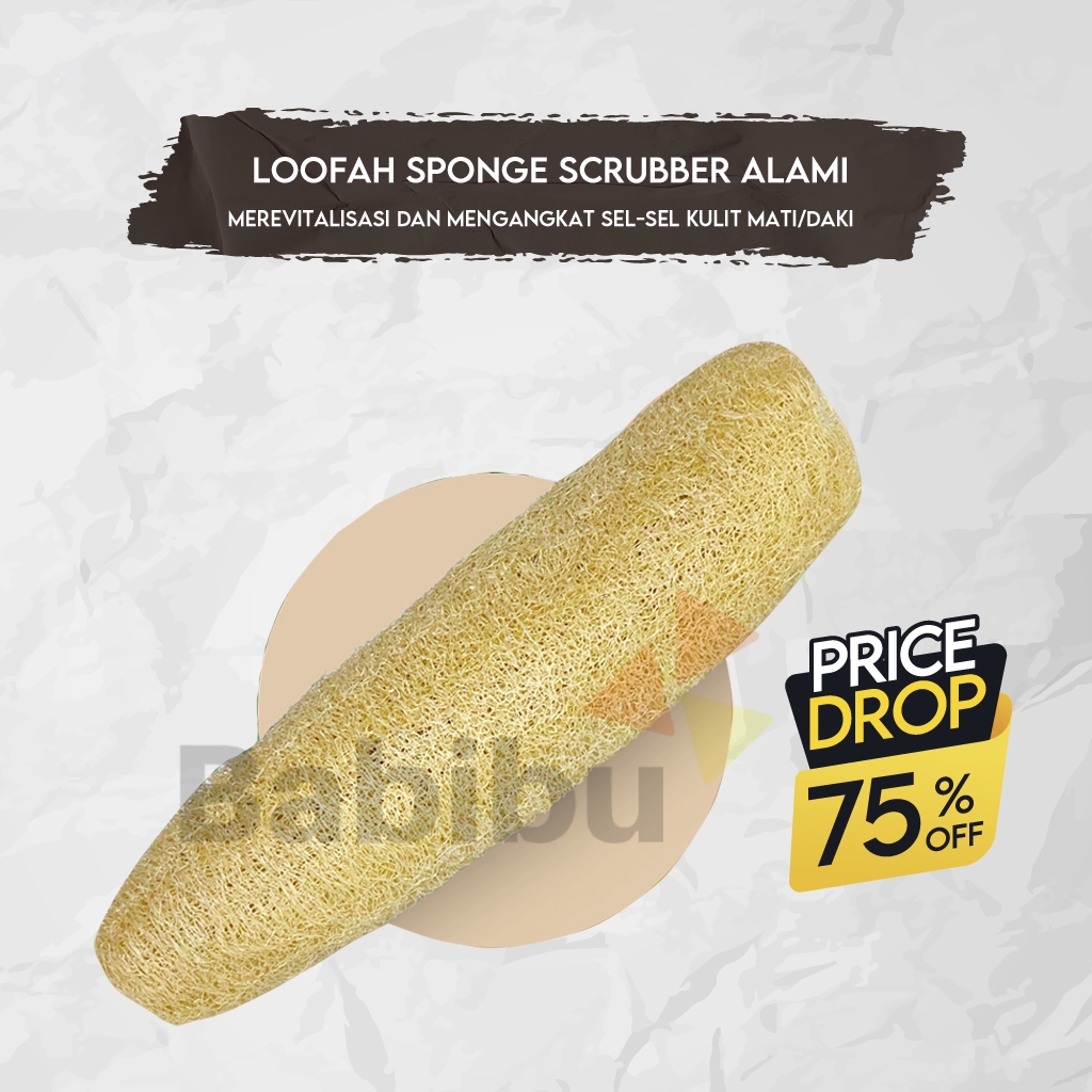 Jual Loofah Sponge Scrubber Alami - Gambas Kering Untuk Angkat Daki Dan ...