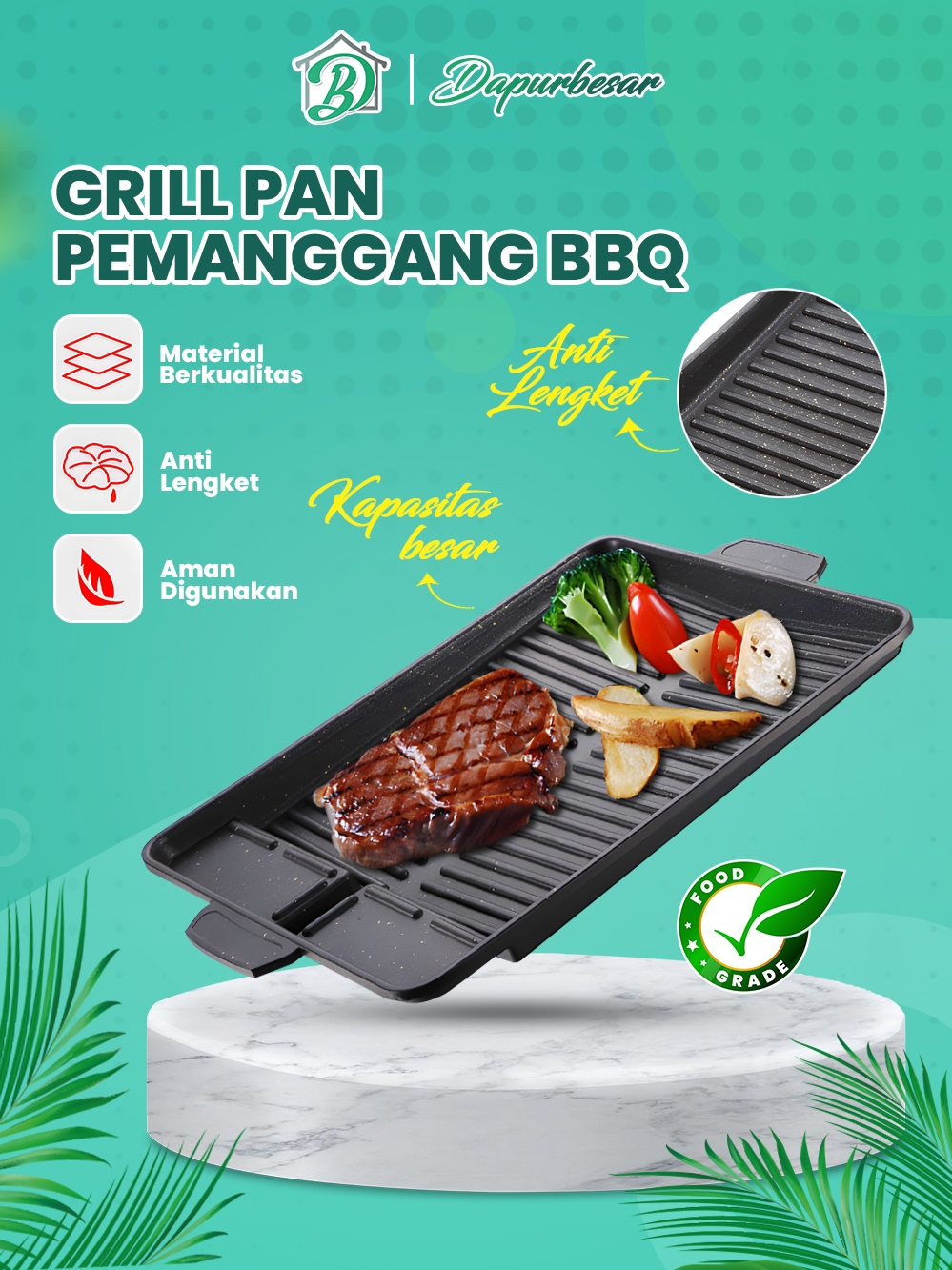Jual Grill Pan Yakiniku Alat Panggangan Daging/Alat panggang BBQ Grill ...
