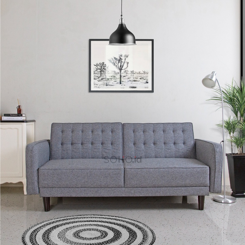 Jual SOHO.ID Kenzo Sofabed - Sofa Besar Minimalis | Shopee Indonesia