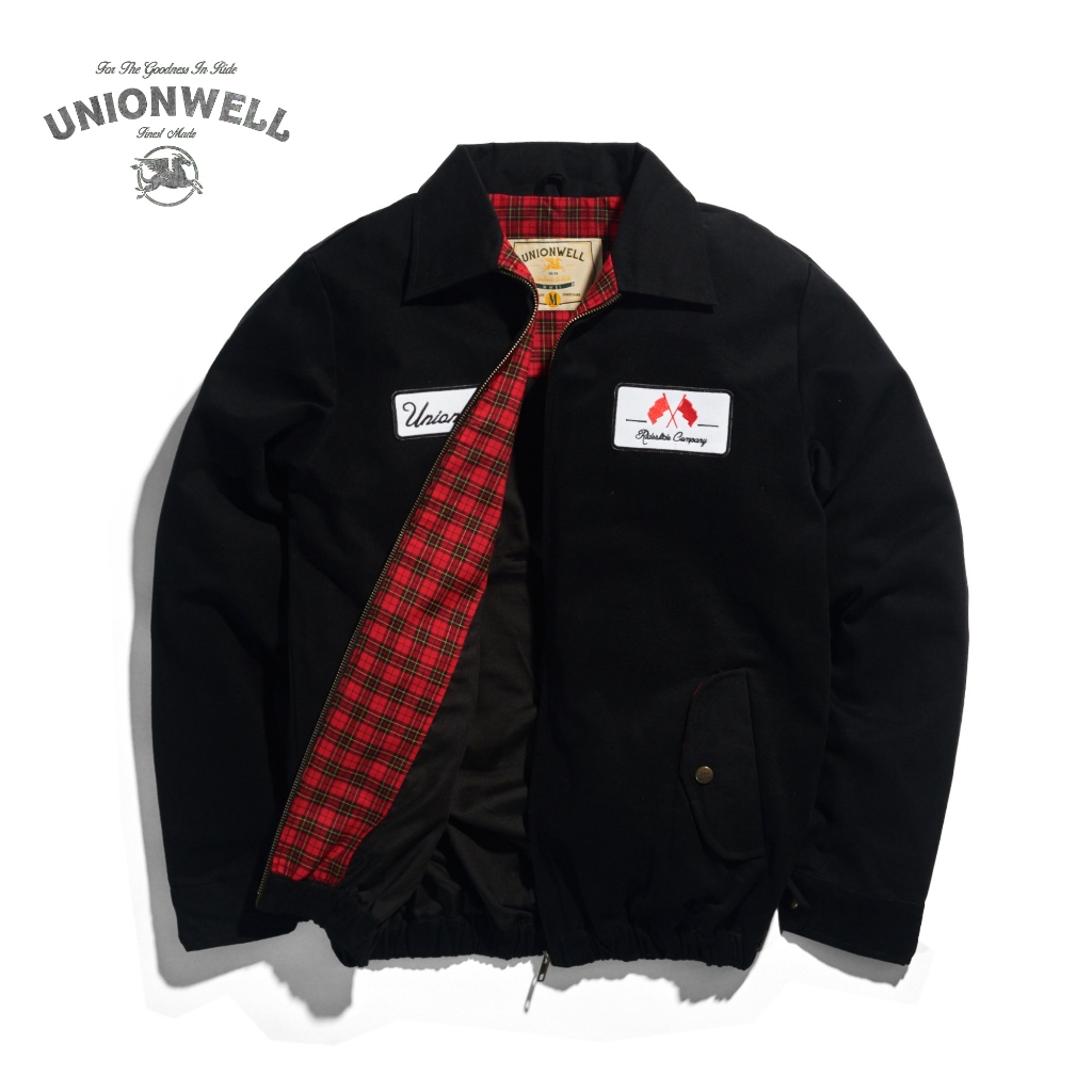 Jual Unionwell Jacket Harrington James Dean Black | Shopee Indonesia