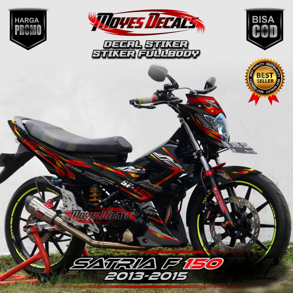 Jual Terbaru Decal Suzuku Satria F 150 Stiker Suzuku Satria F 150 ...