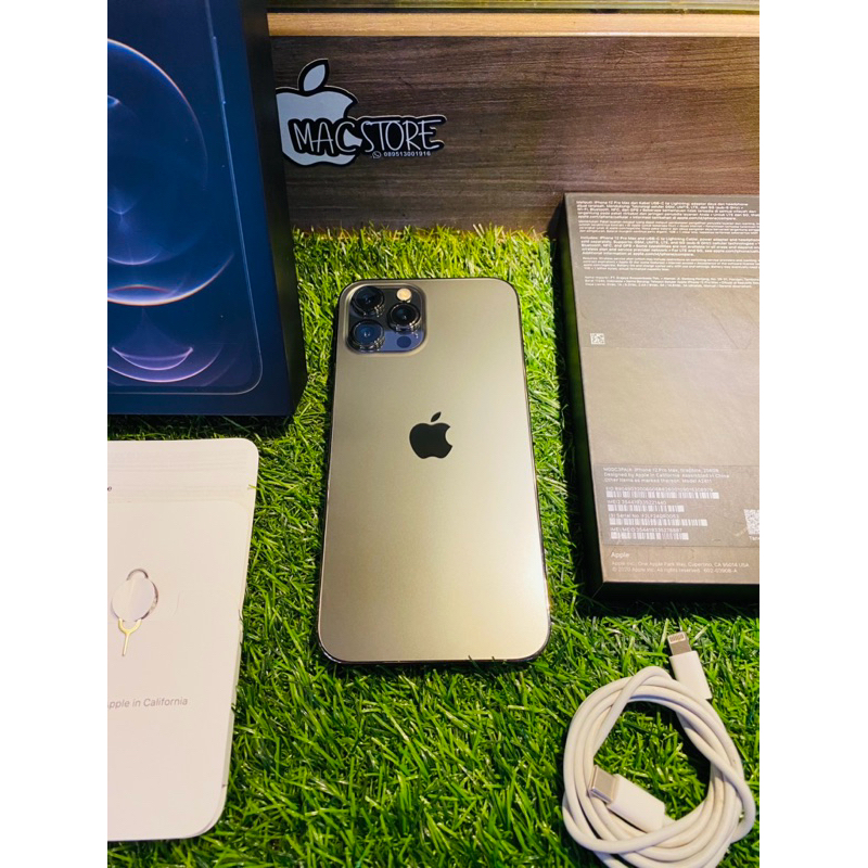 Jual iphone 12 promax 256gb ibox graphite | Shopee Indonesia