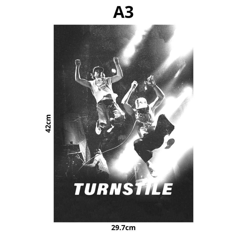 Jual Poster Band TURNSTILE 3 (A3, A4, A5) | Shopee Indonesia