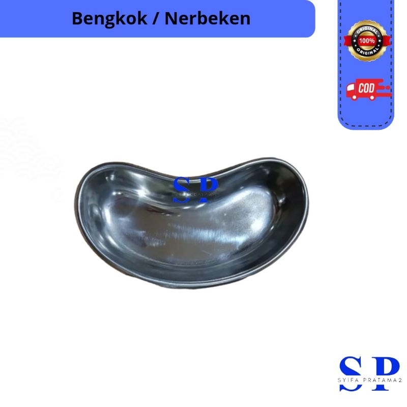 Jual Nerbeken 20cm / 23cm Bengkok Stainless Steel ukuran 20 cm 23 cm ...