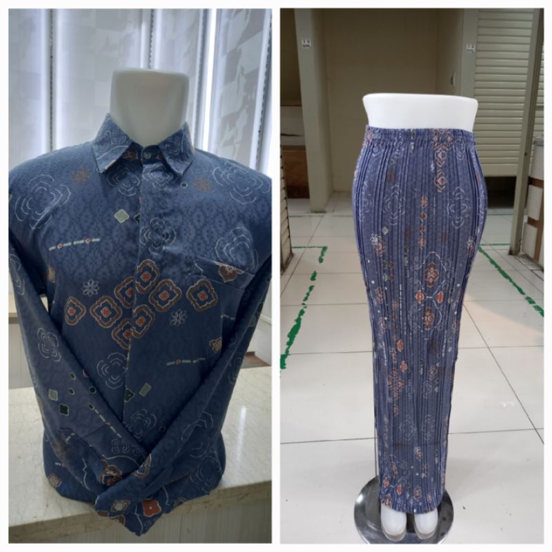 Jual ROK PLISKET // BATIK COUPEL // KEMEJA BATIK BAHAN DOBY PREMIUM ...