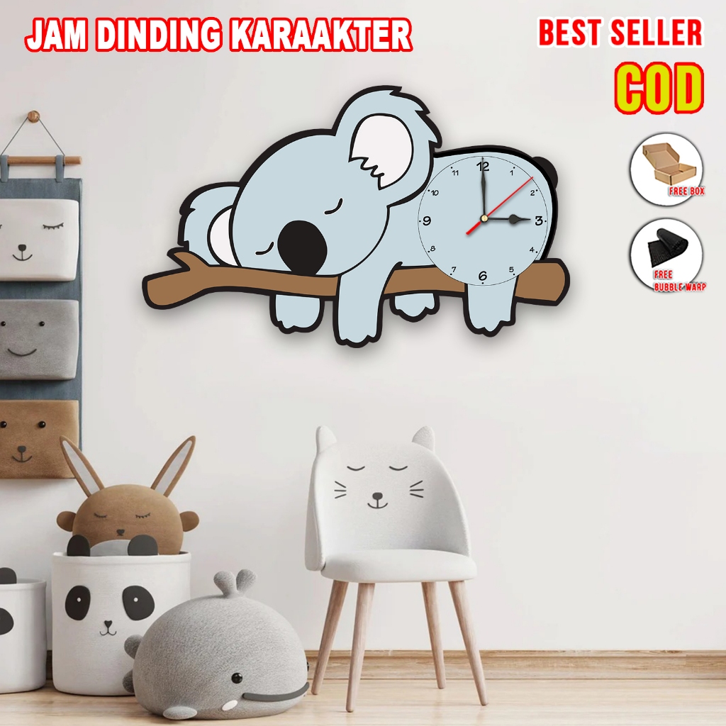 Jual JAM KARAKTER ANAK JAM DINDING KARAKTER | Shopee Indonesia