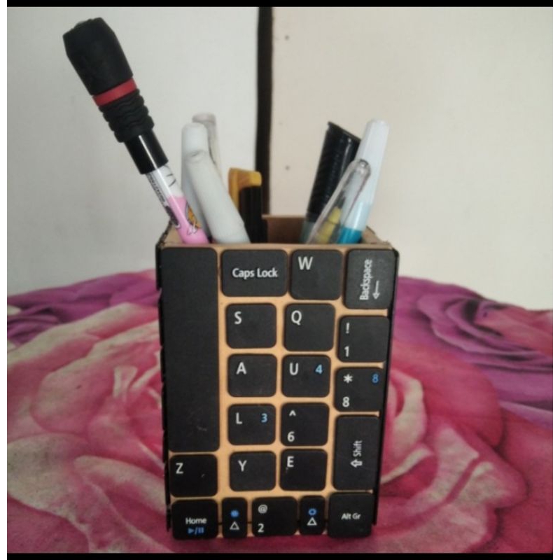 Jual tempat bolpen/pensil custom keyboard laptop | Shopee Indonesia