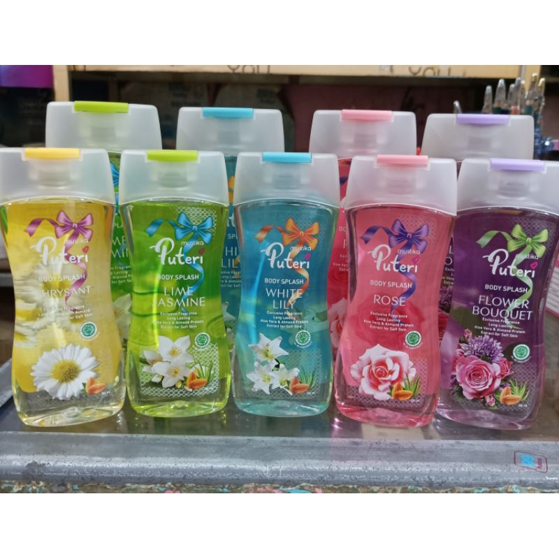 Jual mustika putri Body Splash parfum 135ml& 245ml original 100% | Shopee Indonesia