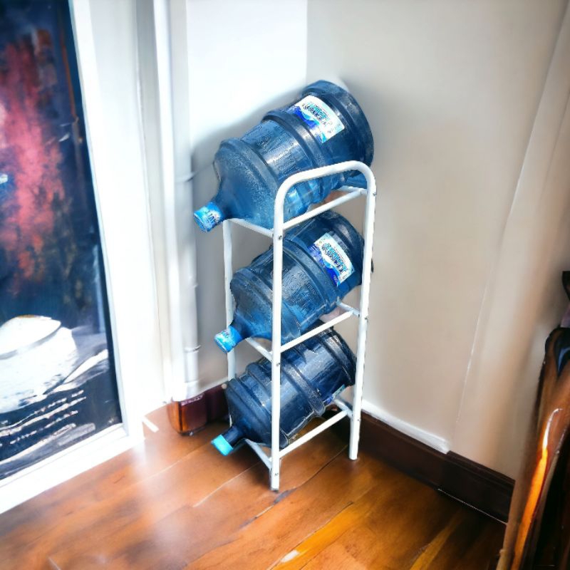 Jual Rak Galon Air Besi Kuat Dan Kokoh 4 Susun / 3 Susun / 2 Susun ...