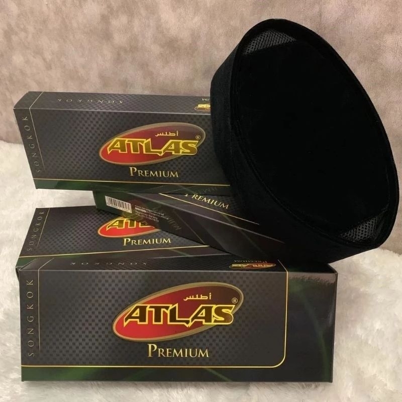 Jual Peci Hitam polos Atlas Premium Songkok Dewasa Anak - Anak Premium ...