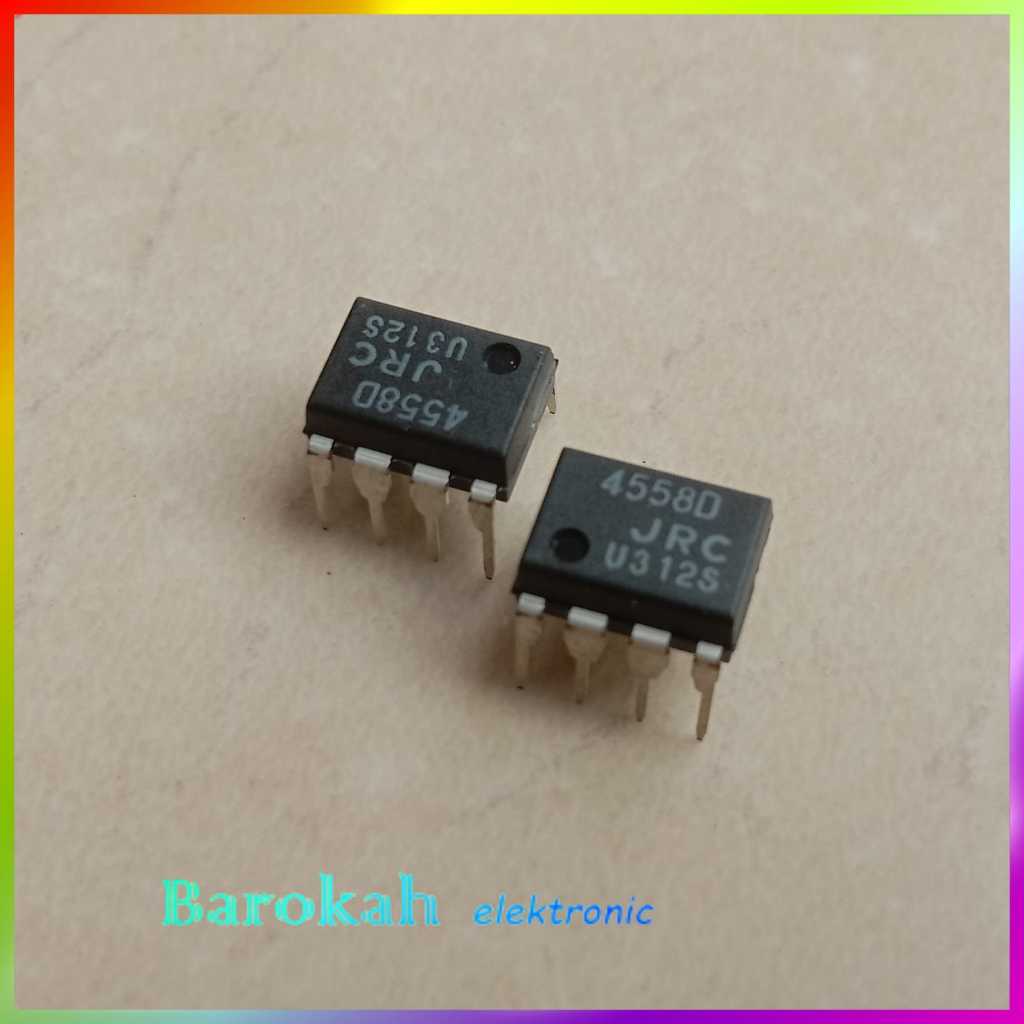 Jual IC JRC 4558 ORIGINAL PUTIH 4558D Dual OP AMP | Shopee Indonesia