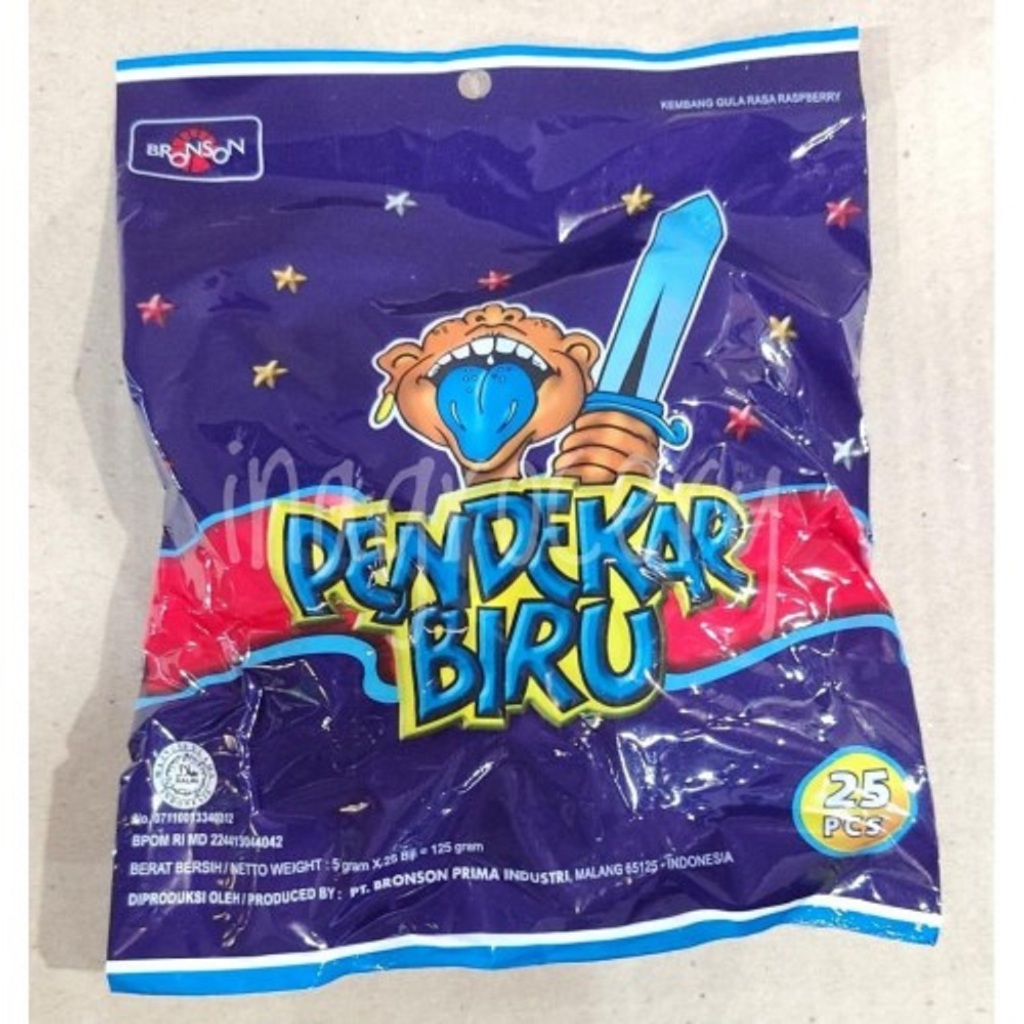 Jual permen pendekar biru 1 Pak isi 25 Pcs 5 gram | Shopee Indonesia