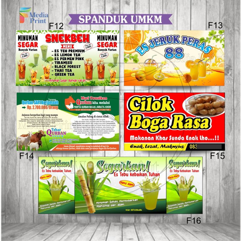 Jual Banner Spanduk digital printing free desain cepat berkulitas flexi ...