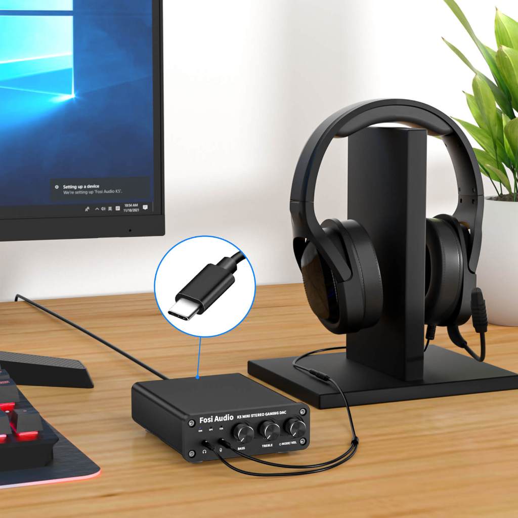 Jual Fosi Audio Amplifier Mini Headphone Stereo Gaming DAC HiFi ...