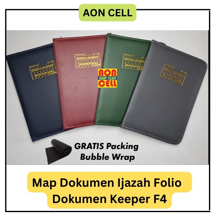 Jual Map Dokumen Ijazah Folio Dokumen Keeper F4 anti air waterproof ...