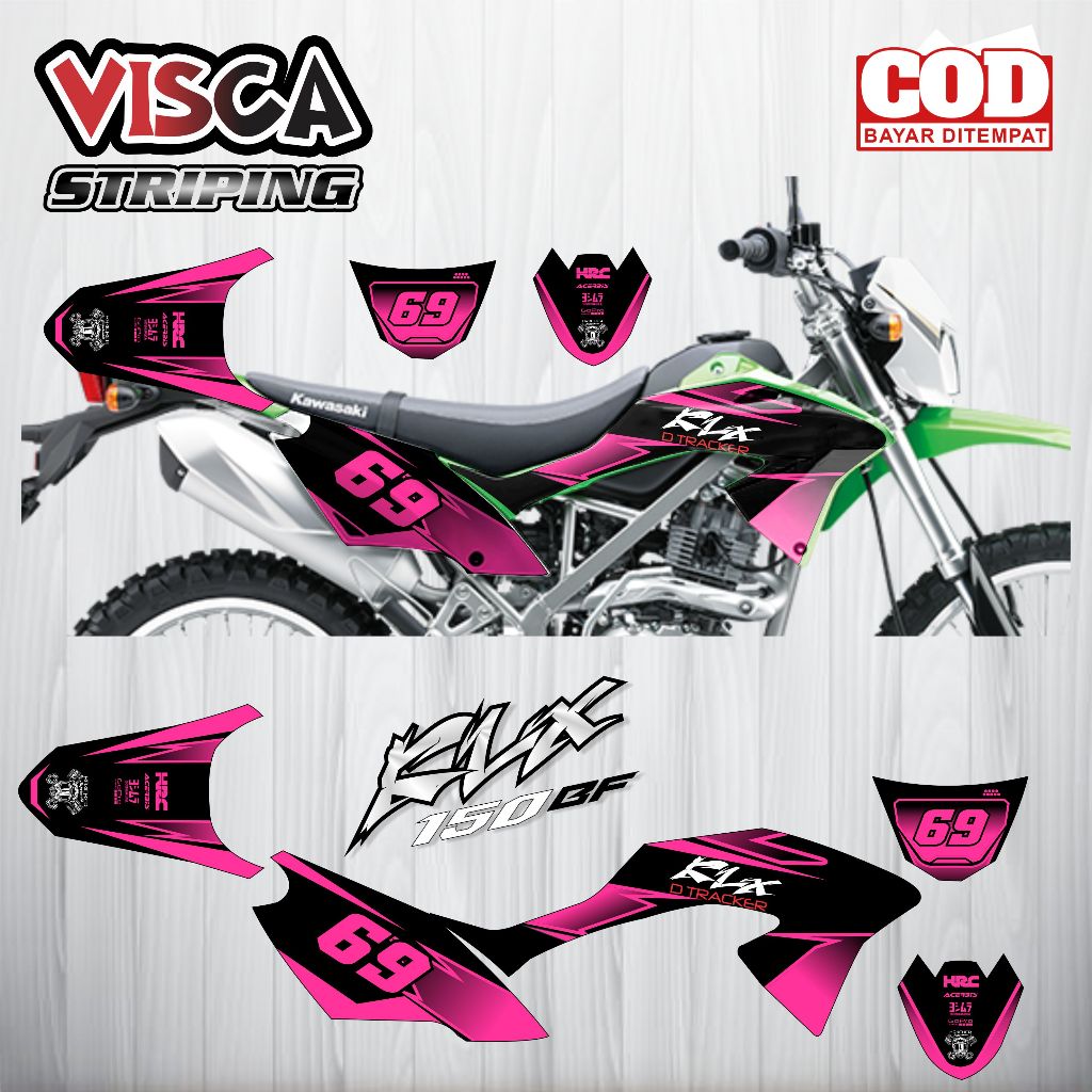 Jual Stiker Striping Klx 150 BF Lama Variasi EVS | Shopee Indonesia