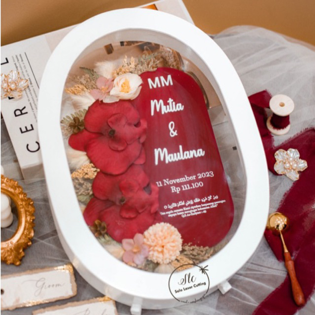 Jual OVAL PHALAENOPSIS SERIES SIZE 20 X 30 MAHAR PERNIKAHAN SESERAHAN ...