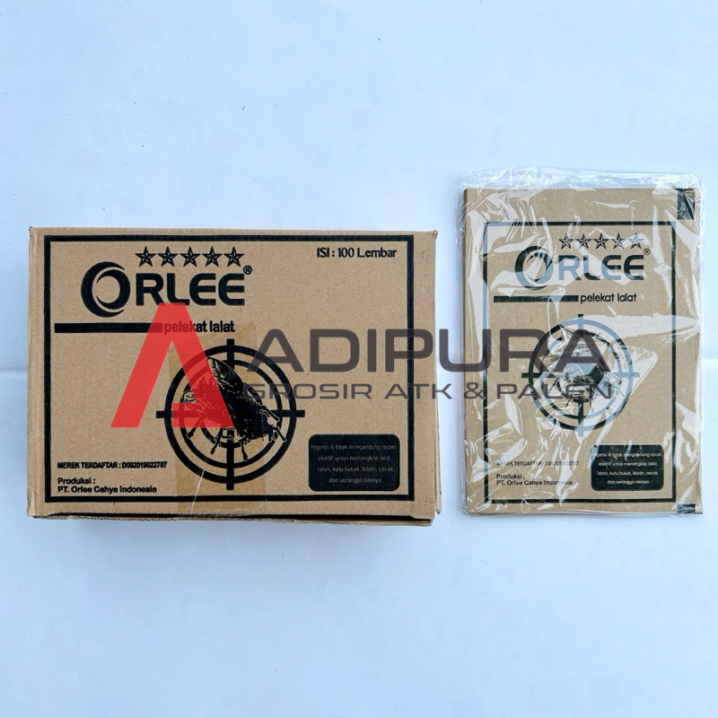 Jual (100 Pcs) Lem Lalat ORLEE isi 100 Lembar | Shopee Indonesia
