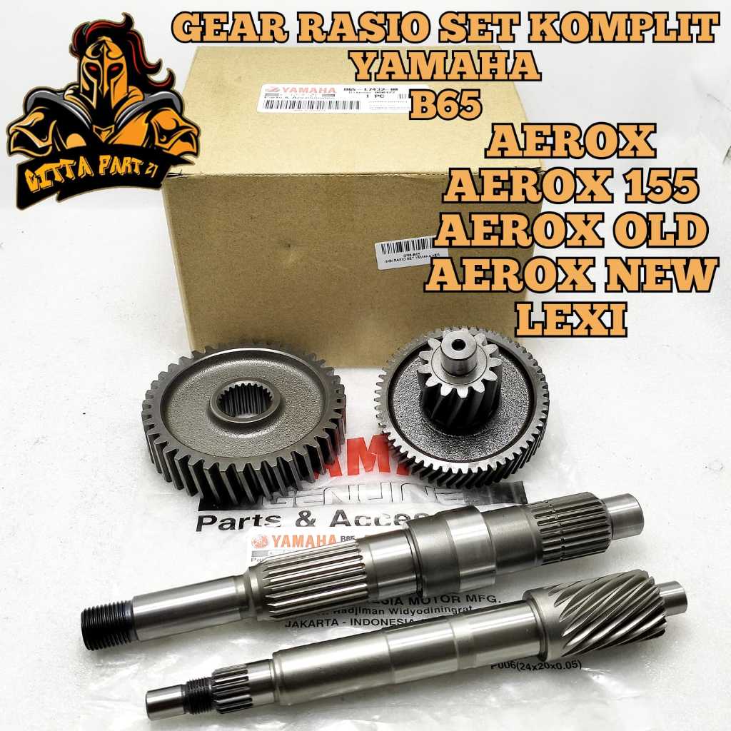 Jual GIGI GEAR RASIO SET KOMPLIT 4 MACAM ASLI ORIGINAL YAMAHA YGP B65 ...