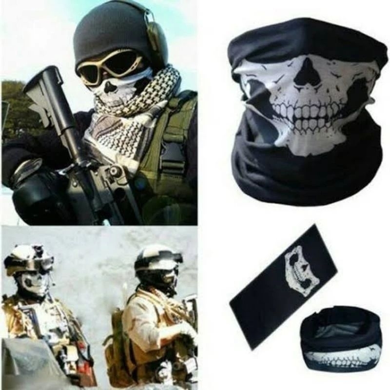 Jual Masker Buff Motif Rahang / Masker Buff MultiFungsi | Shopee Indonesia