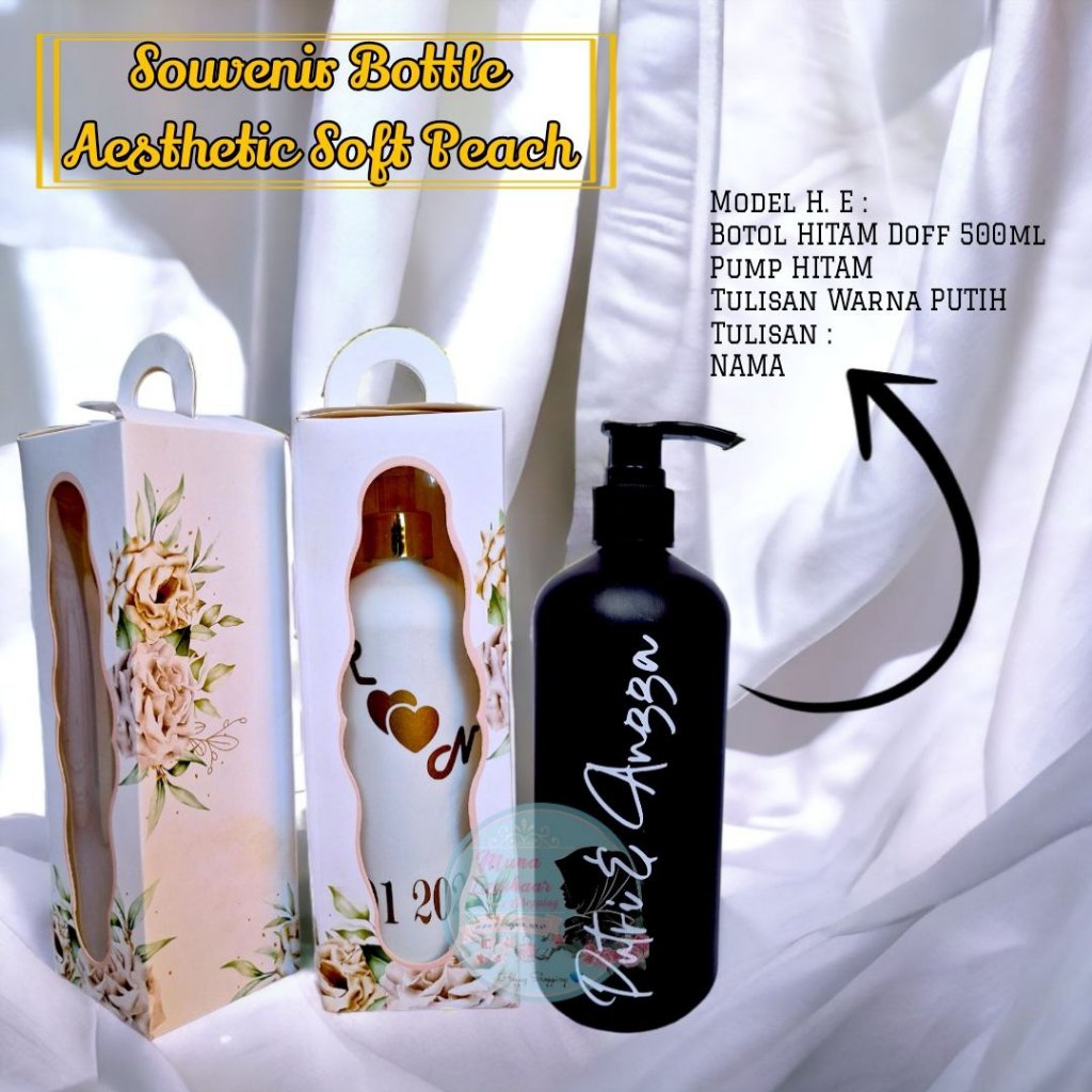 Jual Souvenir Pernikahan Hampers Botol Sabun Cair 500ml Aesthetic BOX ...