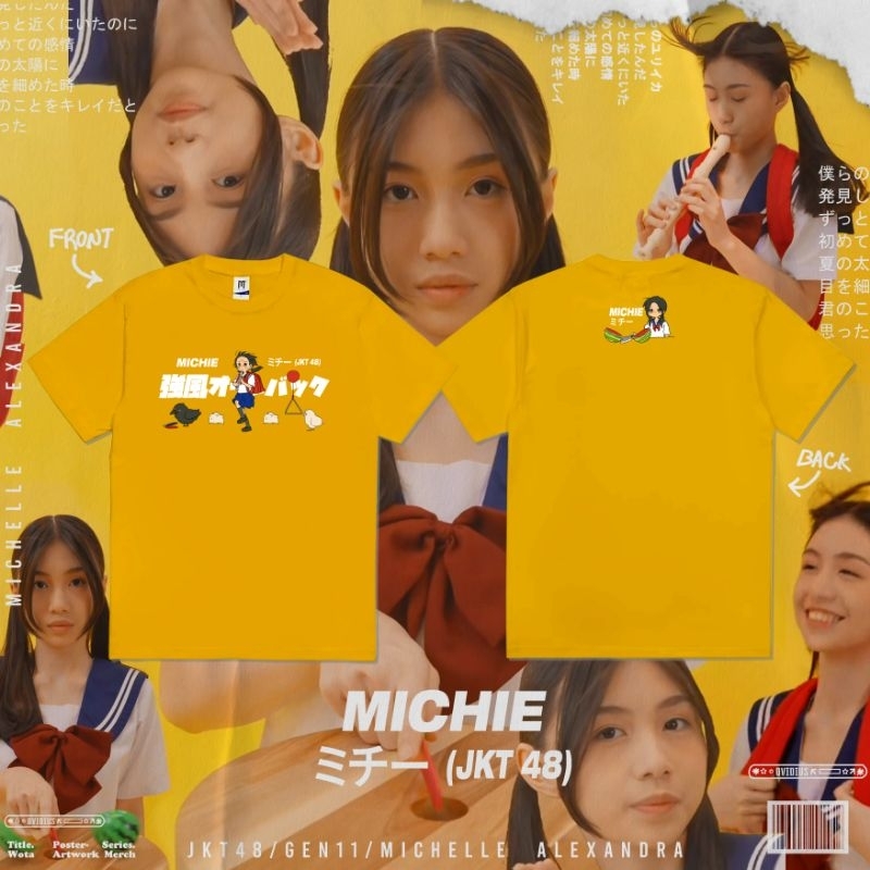 Jual kaos JKT48 Michie [fanmade] | Shopee Indonesia