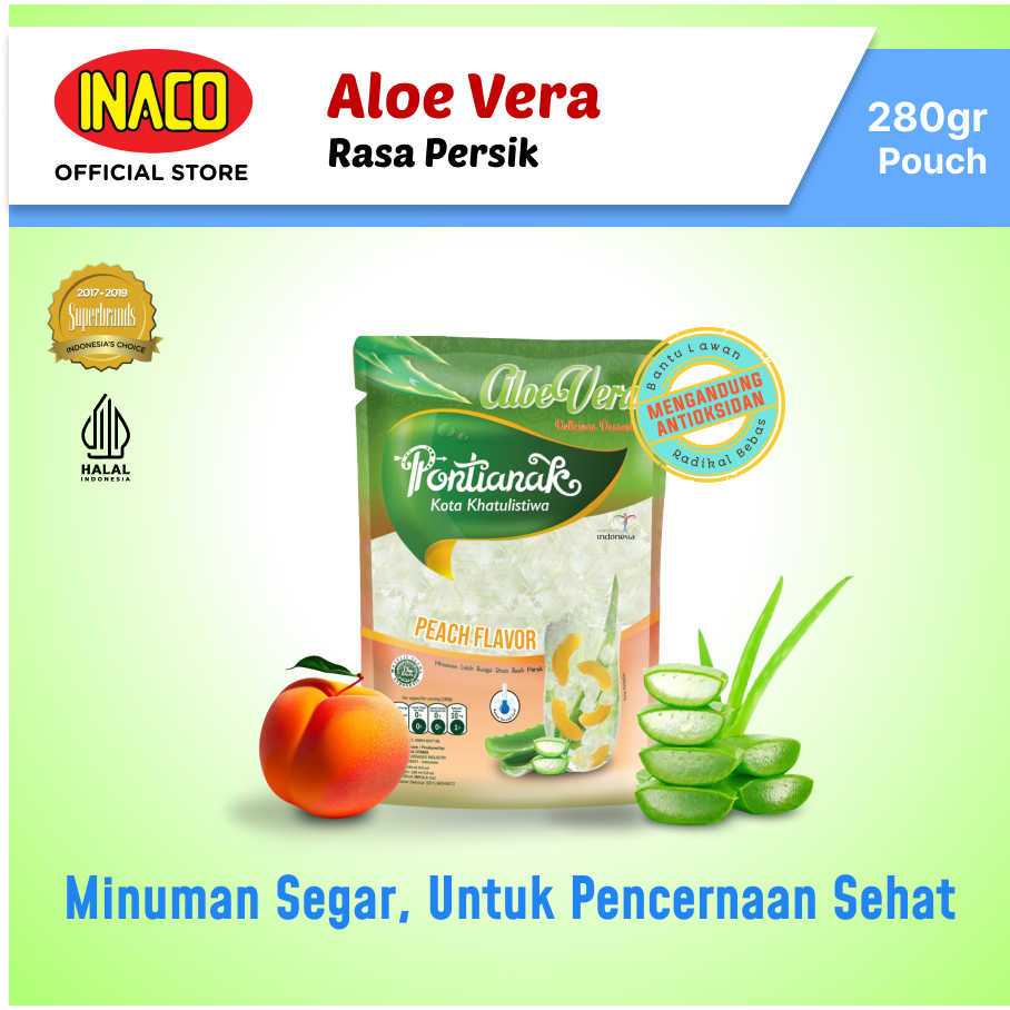 Jual INACO Aloe Vera Pouch 280gr | Shopee Indonesia