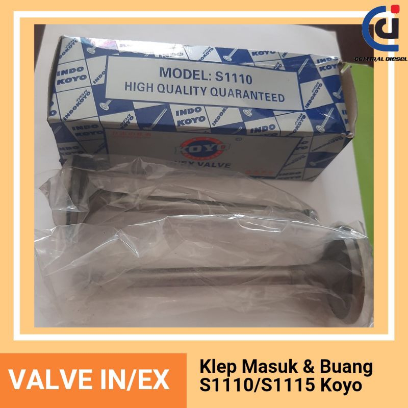 Jual Klep Mesin Diesel S1110 S1115 Valve In/Ex Koyo | Shopee Indonesia