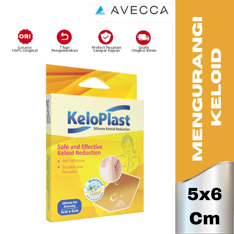 Jual Keloplast Silicon Keloid Reduction Waterproof ukuran 5 x 6 Cm ...