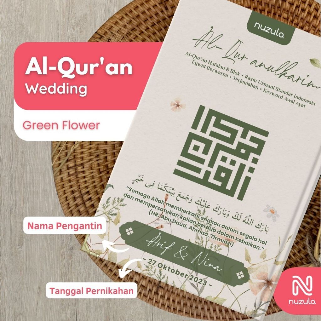 Jual Al Quran Custom Wedding - Mahar Seserahan Nikah Hantaran ...