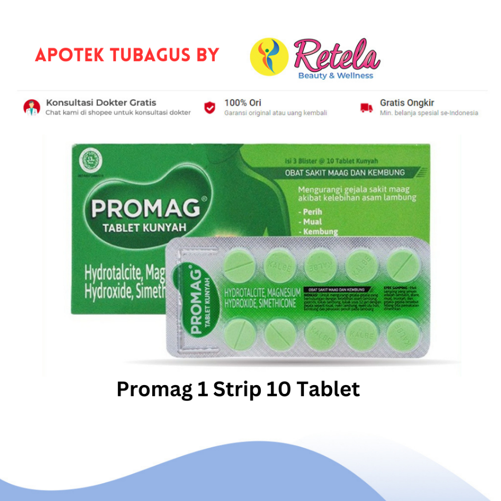 Jual Promag 10 Tablet | Shopee Indonesia