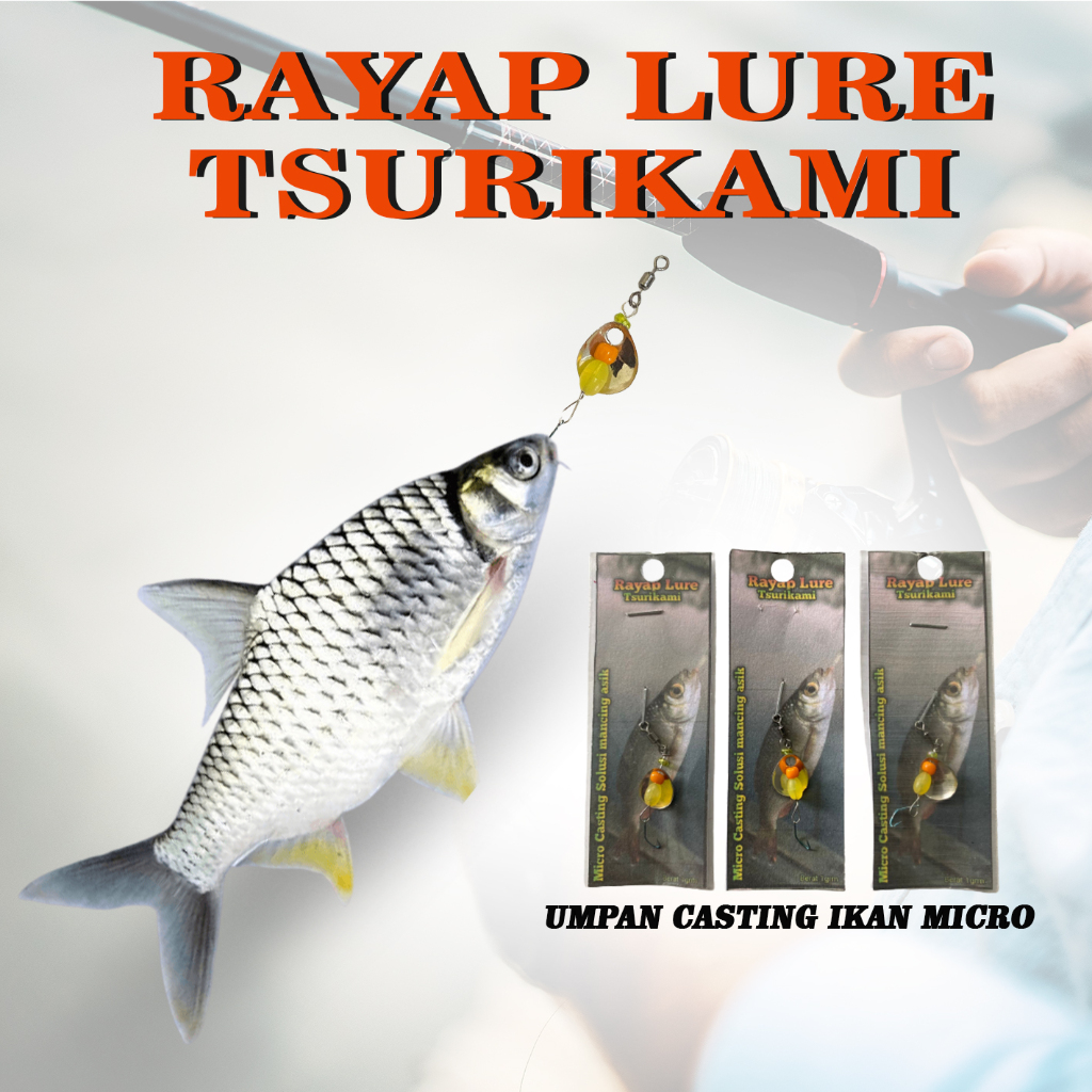 Jual Rayap lure Tsurikami umpan casting wader, nila, kocolan, red devil ...