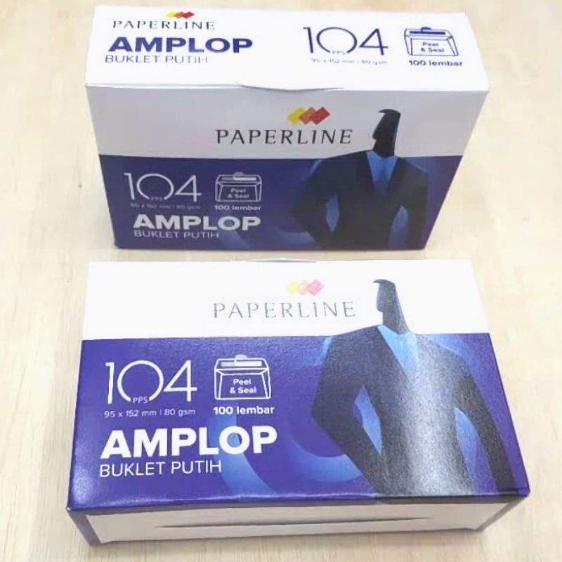 Jual Amplop Paperline 104pps 80gsm Dengan Lem | 1Pack isi 100 Lembar ...