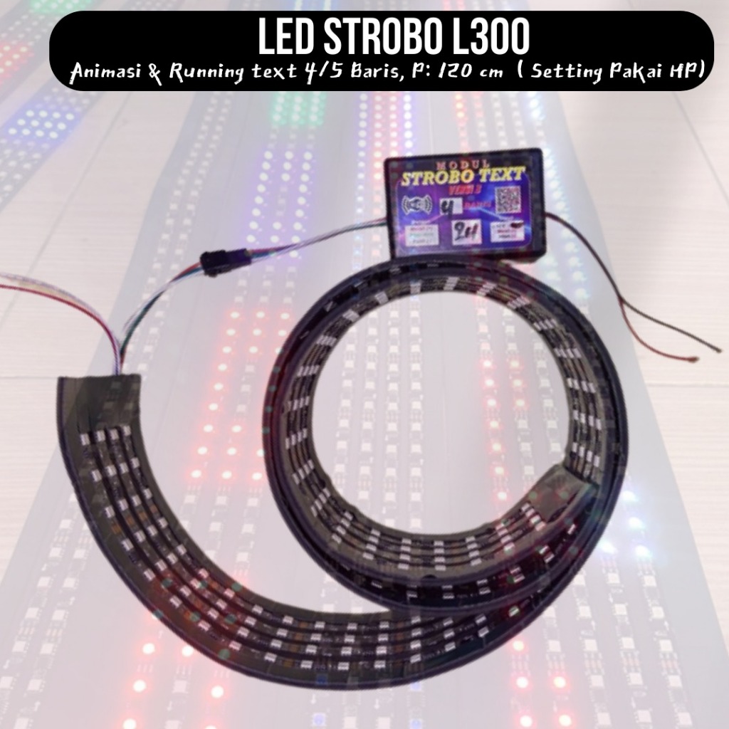 Jual Lampu LED Strobo Kaca L300 Animasi & Running Text / Khusus Untuk ...