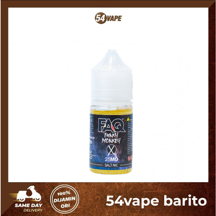 Jual FAQ Funky Monkey X Salt Nic 30ml / 25mg | Shopee Indonesia
