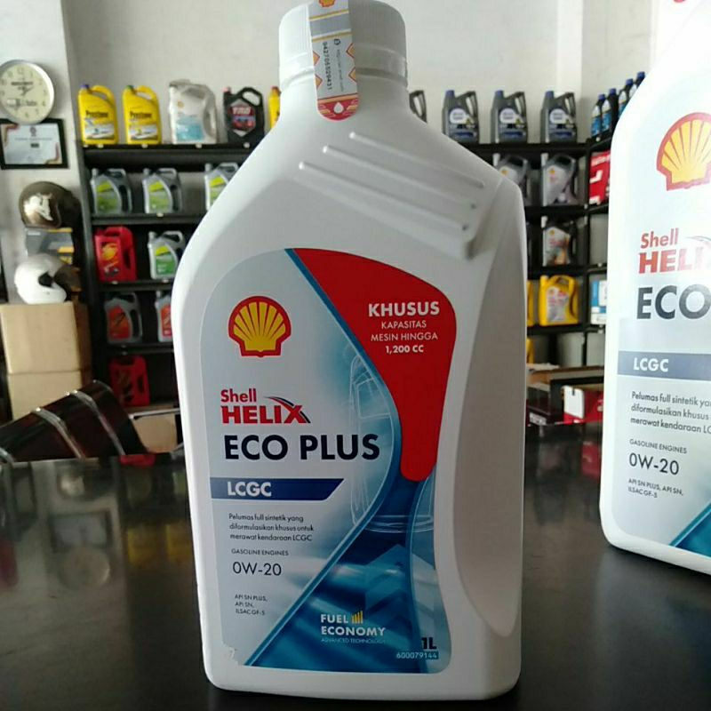 Jual Shell Helix Eco Plus 0w-20 botol 1L API SN Plus ILSAC GF-5. Oli ...